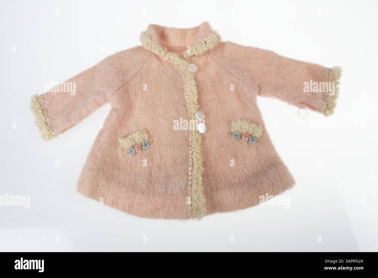 A composite doll featuring bangs and braids, with movable arms, legs ...