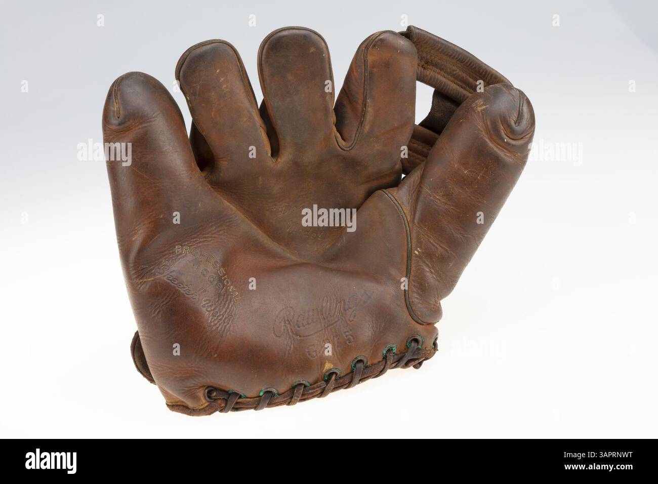 A Rawlings Model G375 baseball glove, used by the Lehr family, was worn ...