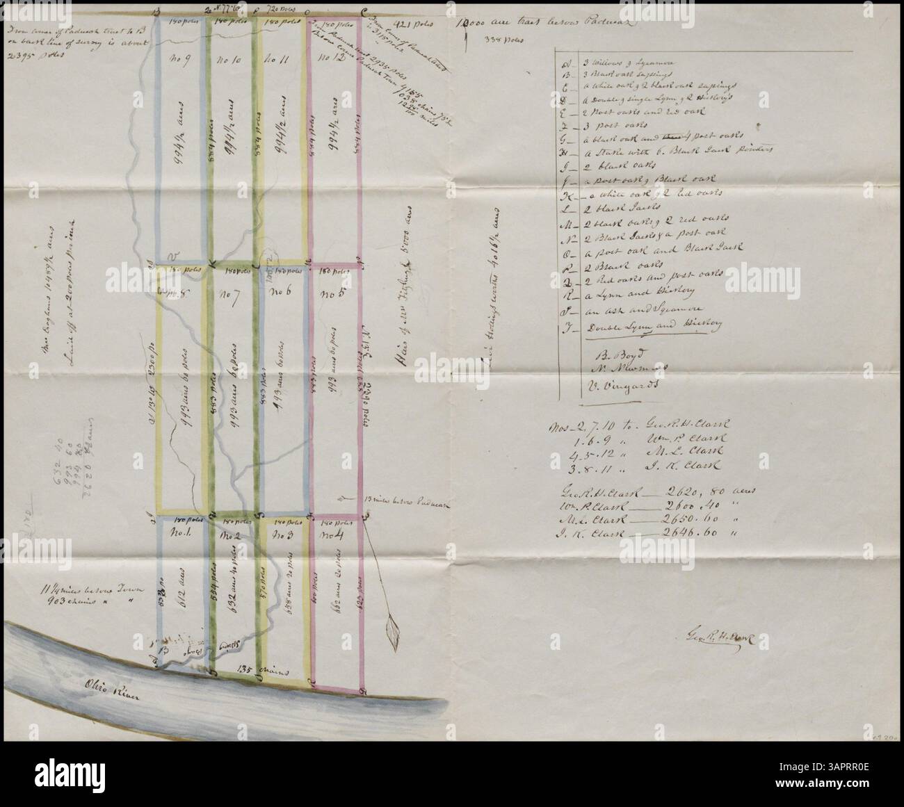 This document provides details about the lands owned by George Rogers ...