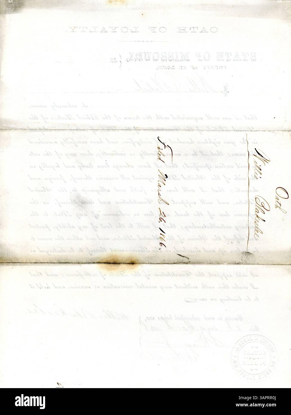 Civil war oaths hi-res stock photography and images - Alamy