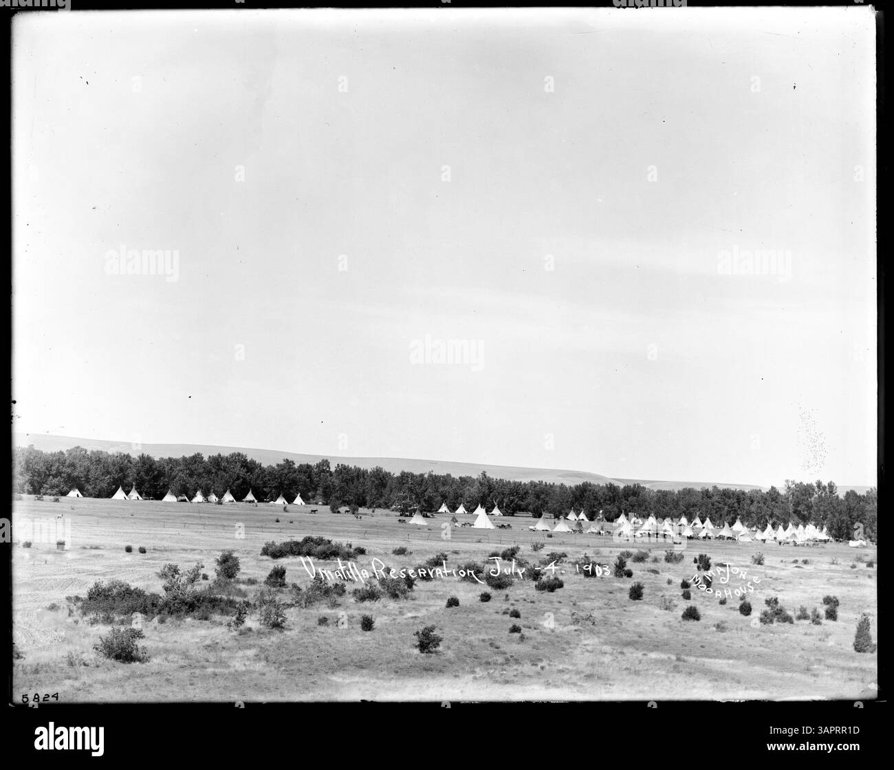 Photograph of scenes on the Umatilla Indian Reservation. The image ...