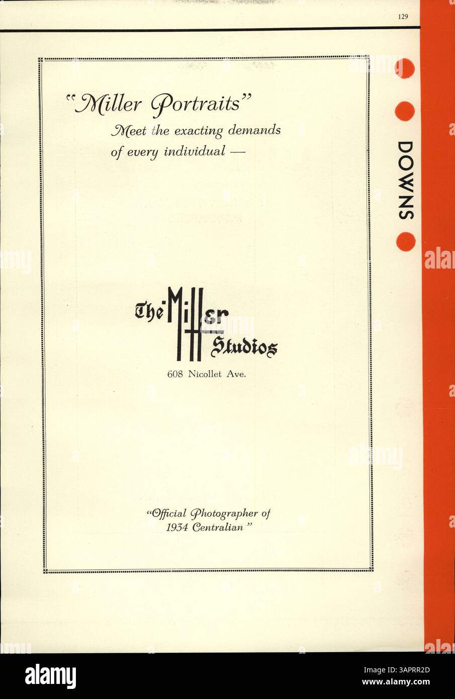 The 1934 Centralian yearbook from Central High School showcases the ...