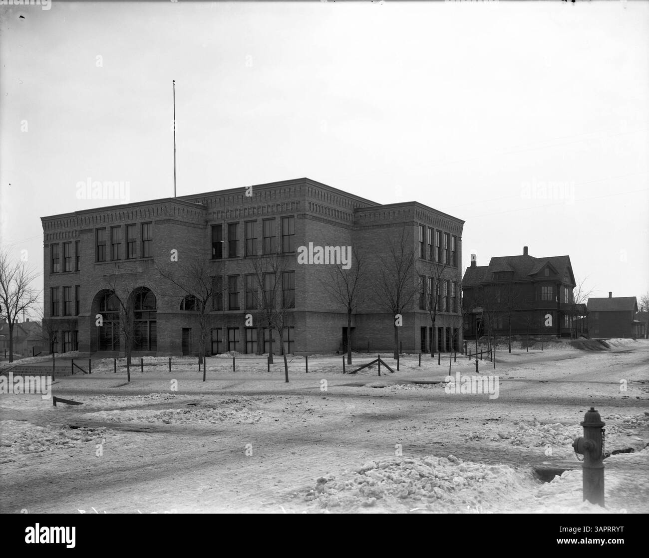 Reflecting the institutions early structure hi-res stock photography ...