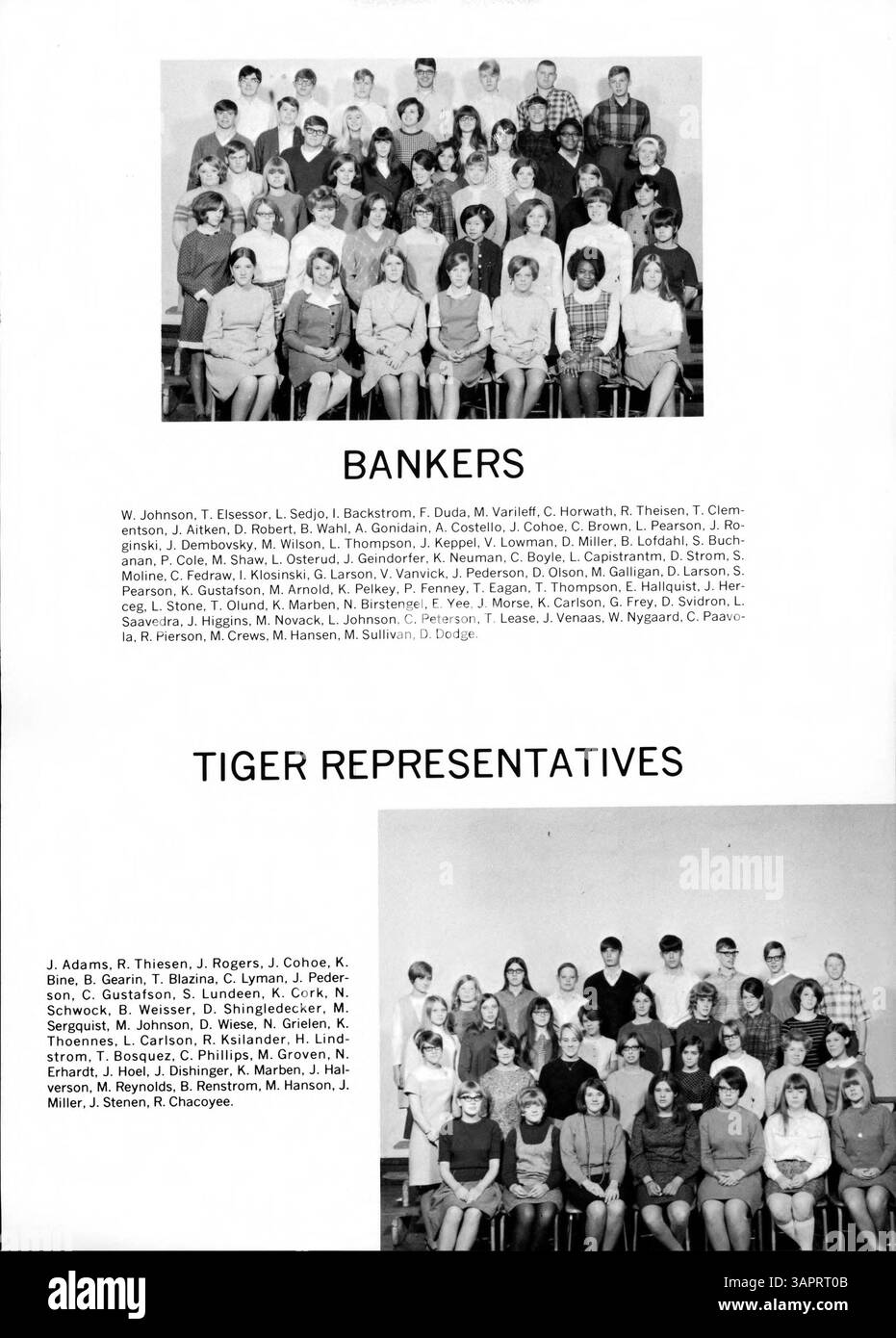 The 1968 South High Yearbook, Tiger, documents the events, students, teachers, clubs, and ...