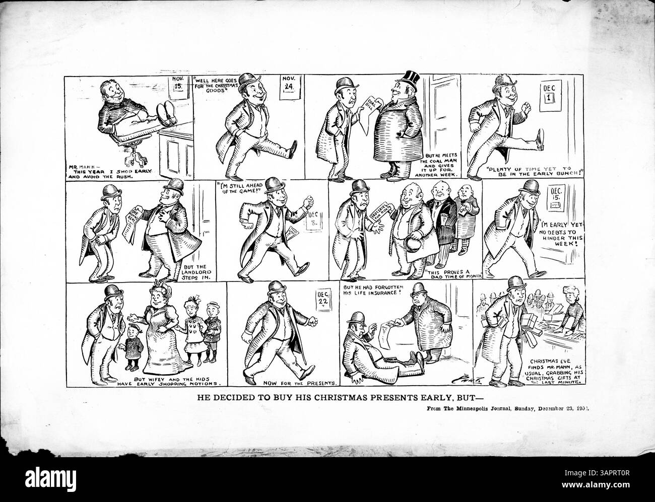 This comedic cartoon, part of a series, follows Mr. Mann as he attempts ...