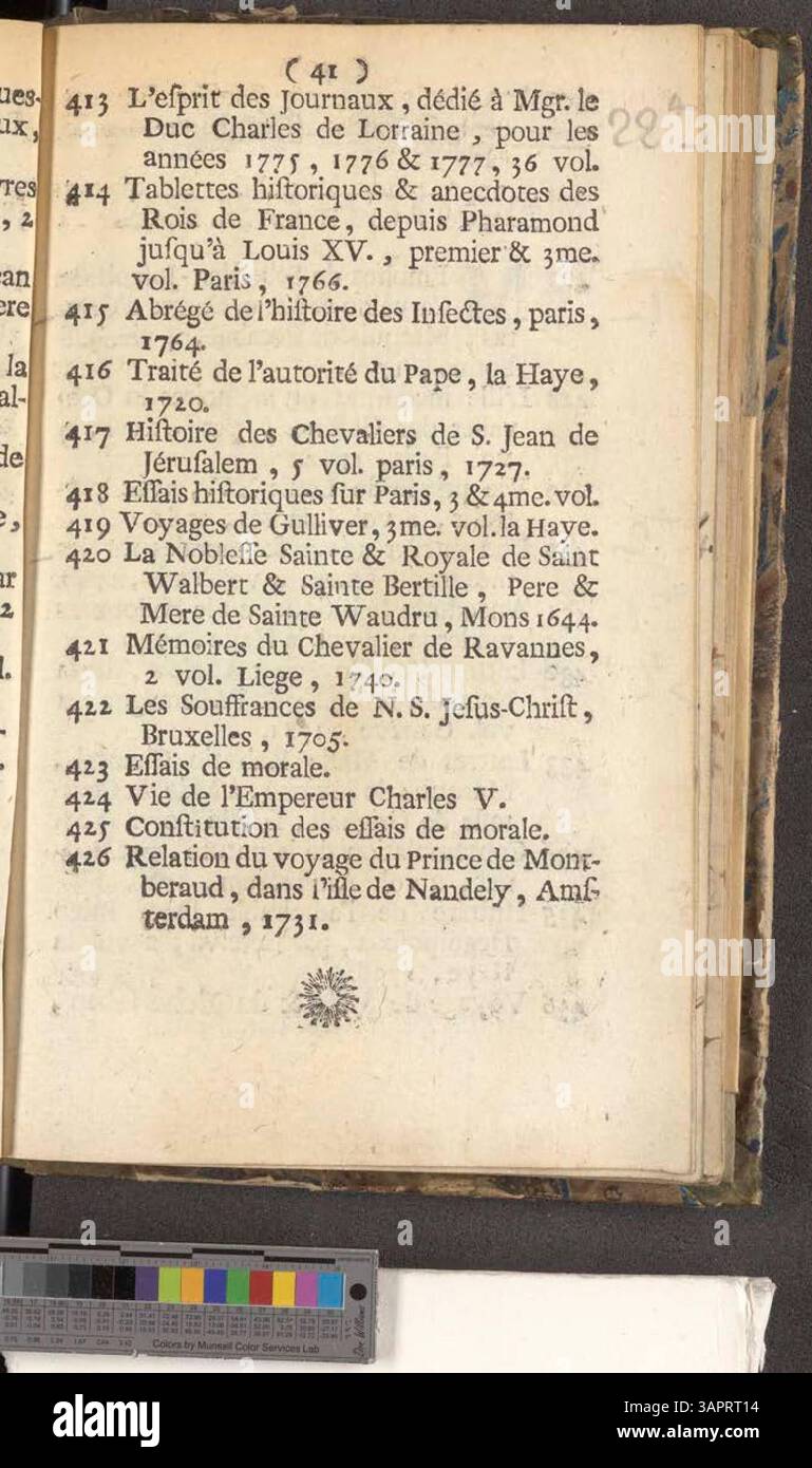 This catalogue, compiled by Jacques-Joseph Delcourt, lists seized books ...