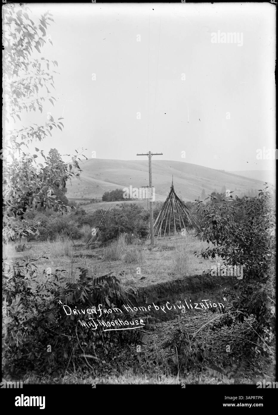 PH036 6306 by Lee Moorhouse portrays a scene titled 'Driven from home ...