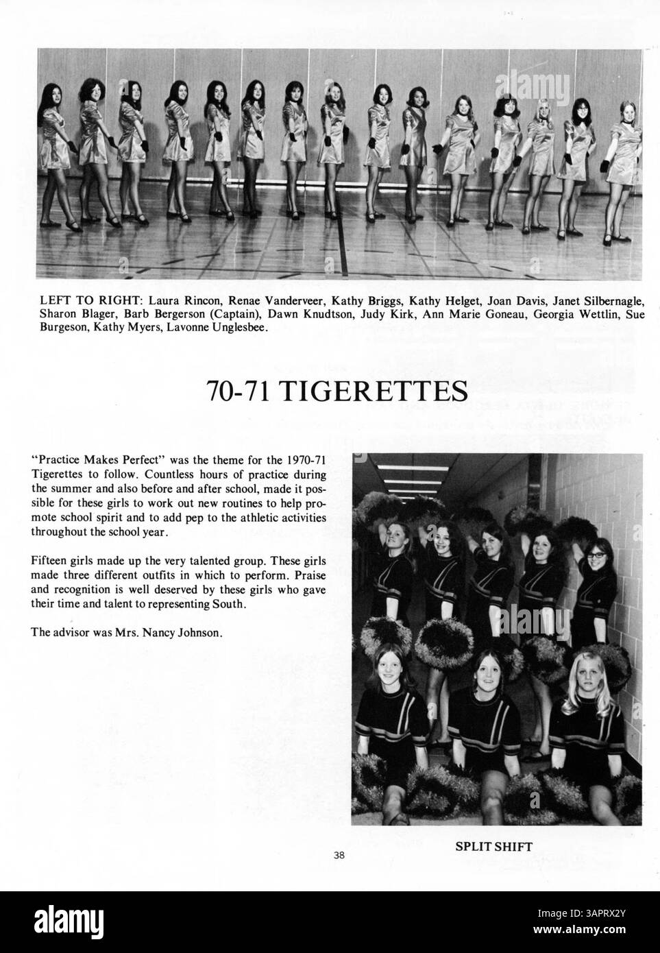 This South High School yearbook, Tiger 1971, captures the spirit of the 1970-1971 academic year ...