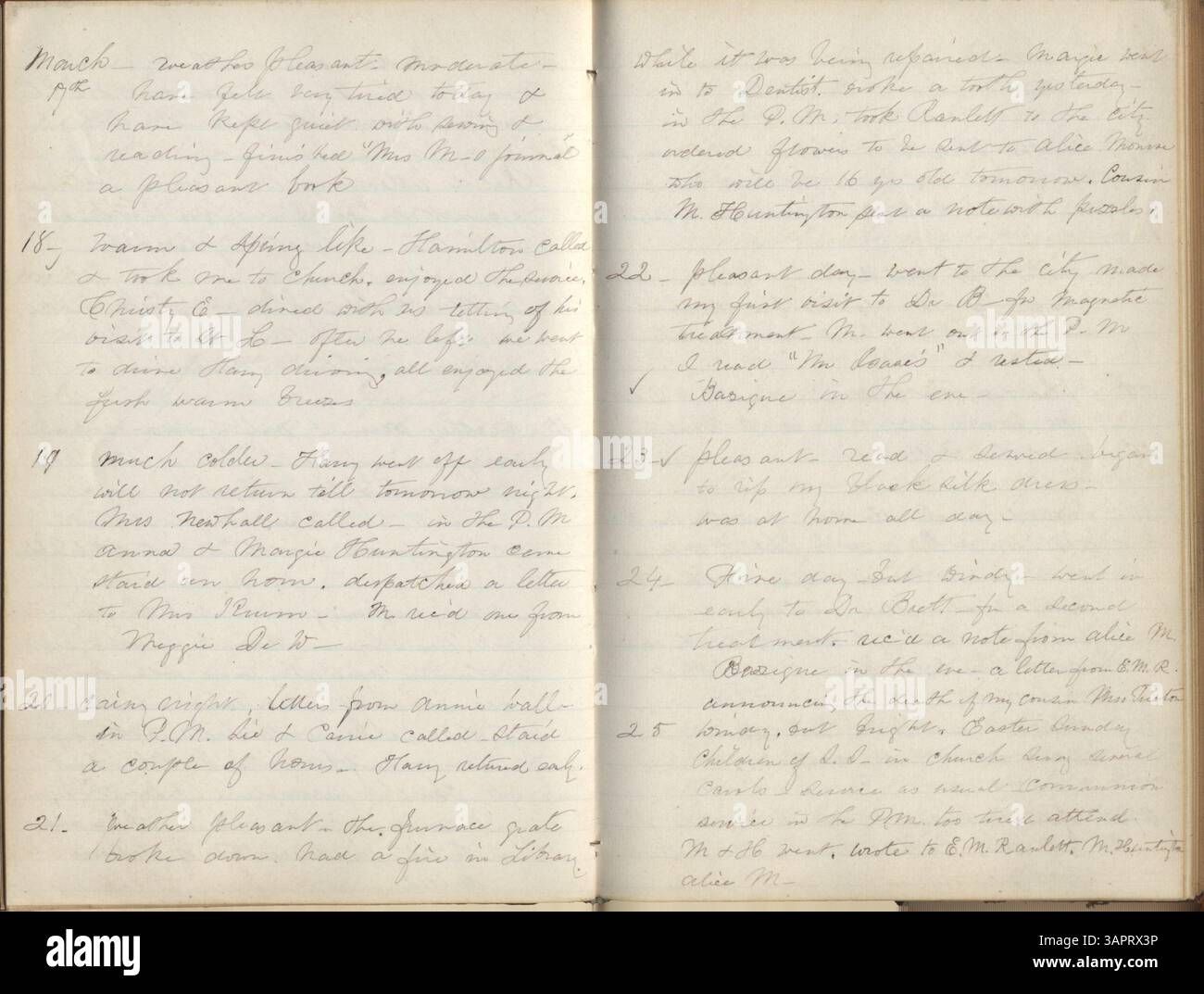 This diary, spanning 1850 to 1885, documents Seth A. Ranlett's life in ...