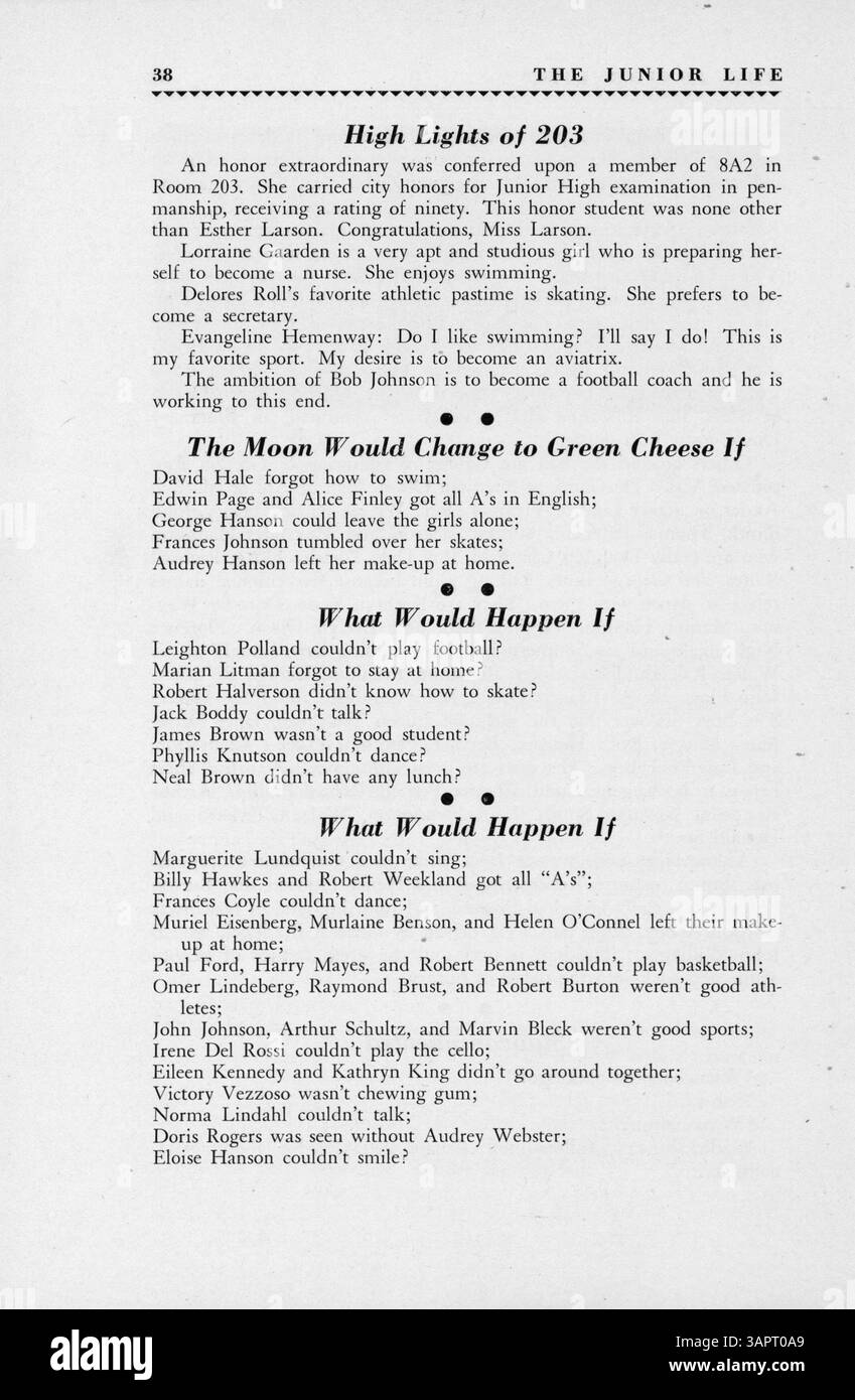 The 1933 Bryant Jr. High Yearbook, 'Bryant Junior Life', offers a glimpse into the school year ...
