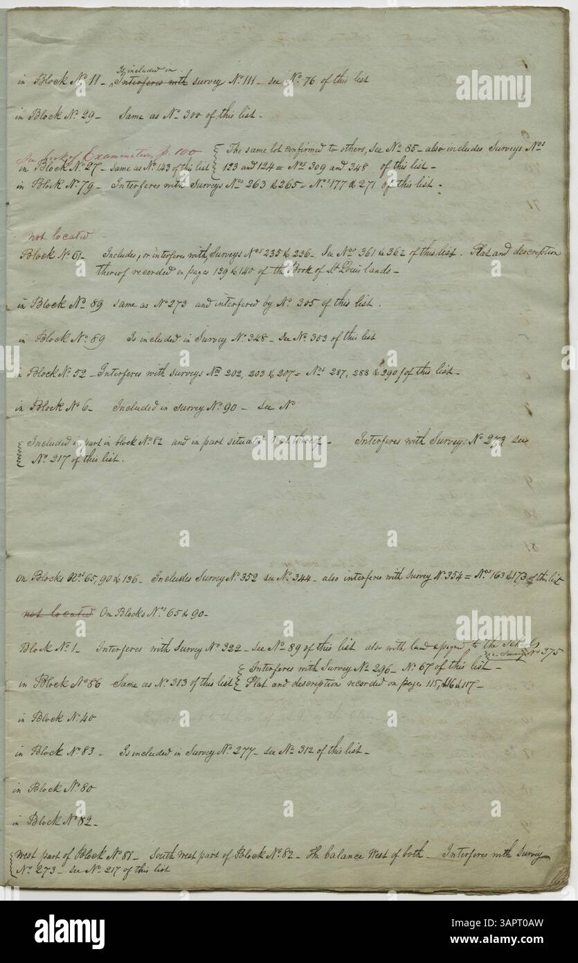 The 1852 document is a transcription of the confirmation of town lots ...