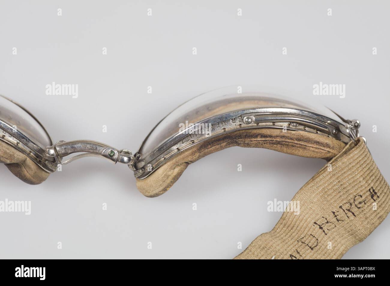 These Luxor flight goggles, designed by E. B. Meyrowitz in the 1920s ...