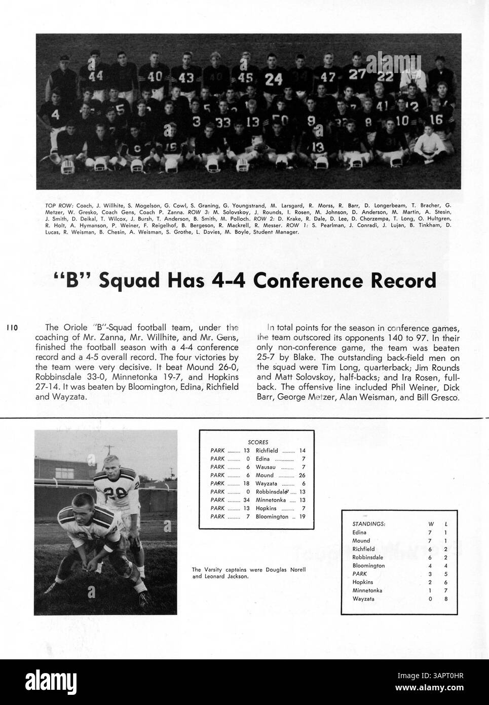 The 1963 Echowan yearbook from St. Louis Park High School documents the ...