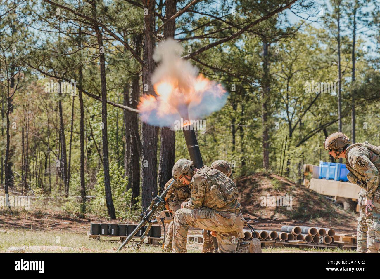 Fort Benning, Georgia, USA. 8th Apr, 2025. U.S. Army Soldiers assigned ...