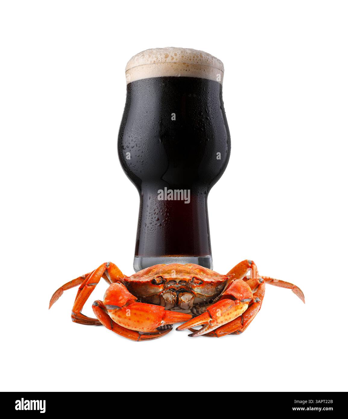 Food fresh dark beer Cut Out Stock Images & Pictures - Alamy