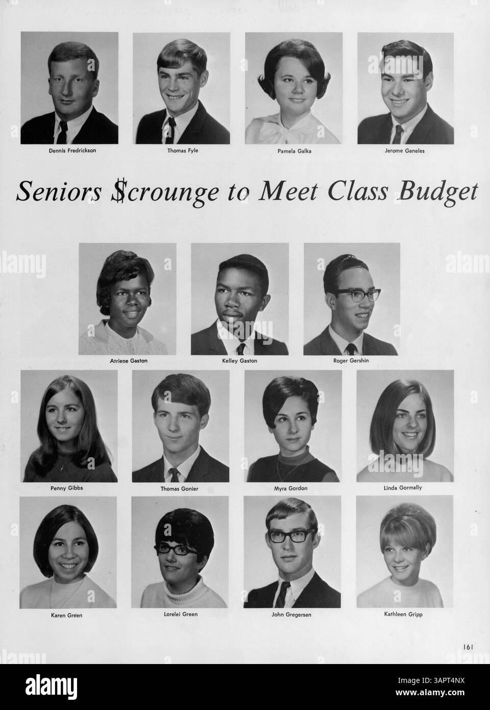 The 1968 North High Yearbook, 'Polaris '68,' documents the school year ...