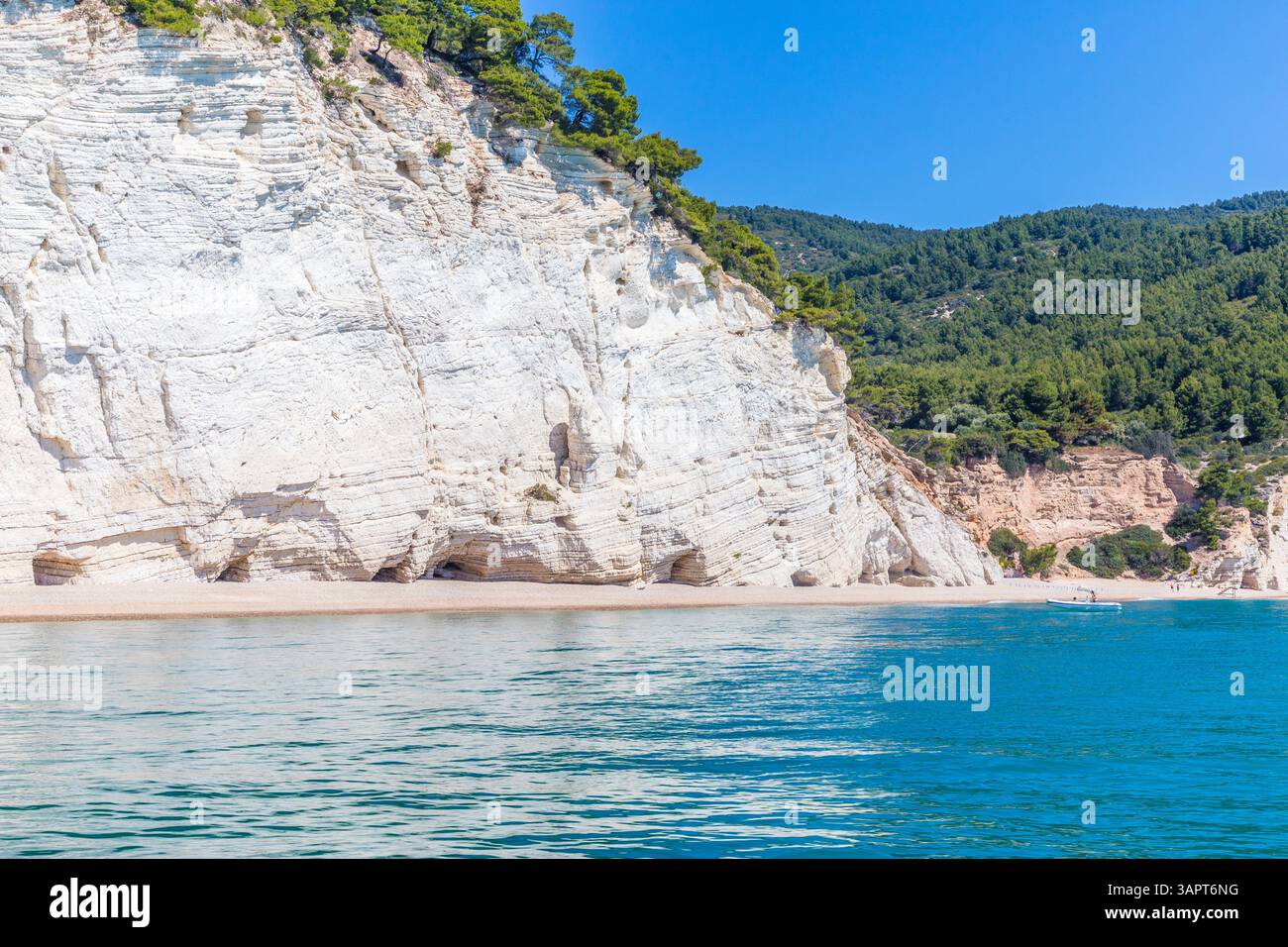 The Vignanotica beach, in Apulia region, north Italy Stock Photo - Alamy