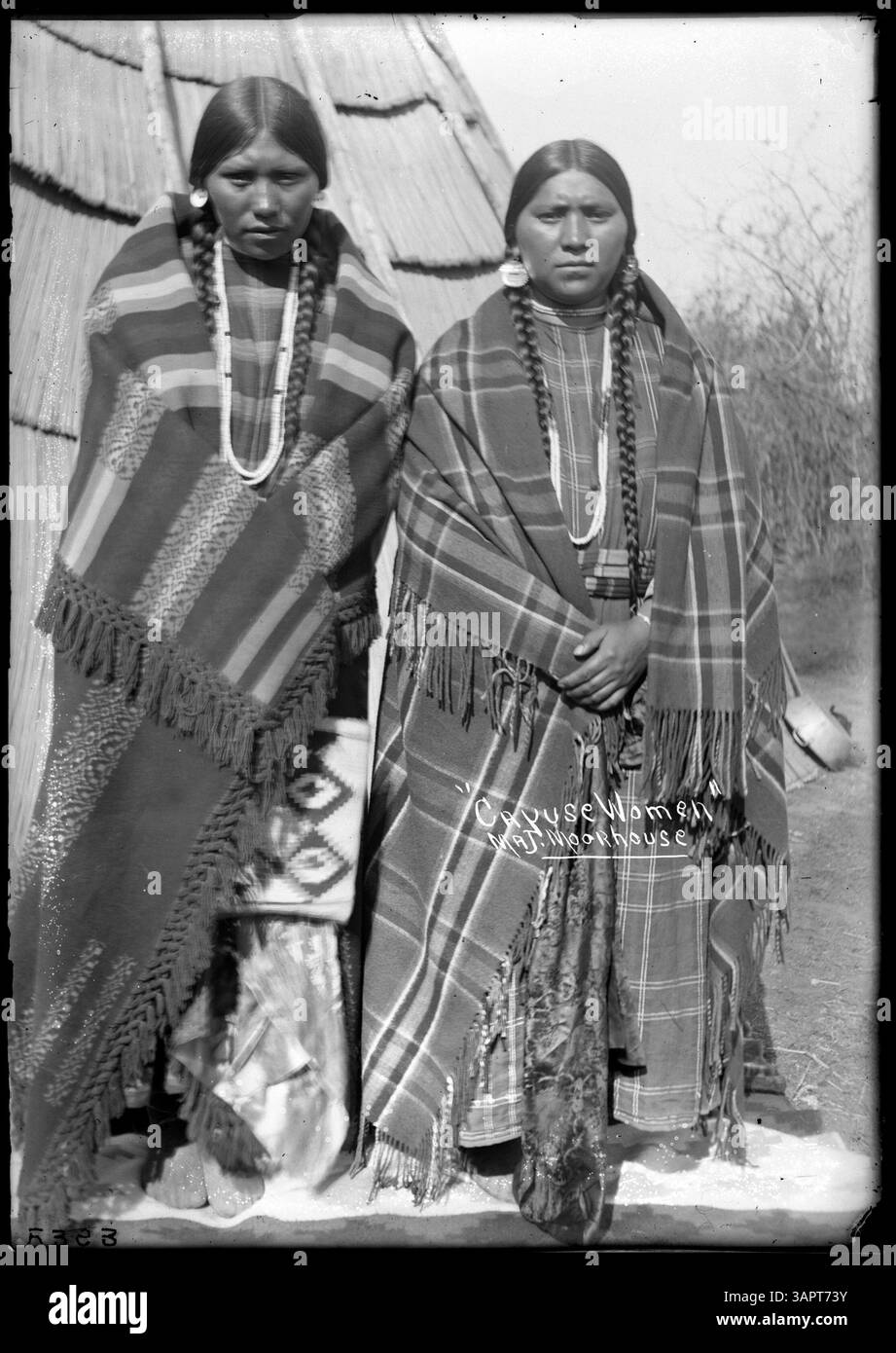 This photograph features tribal women in various traditional regalia ...