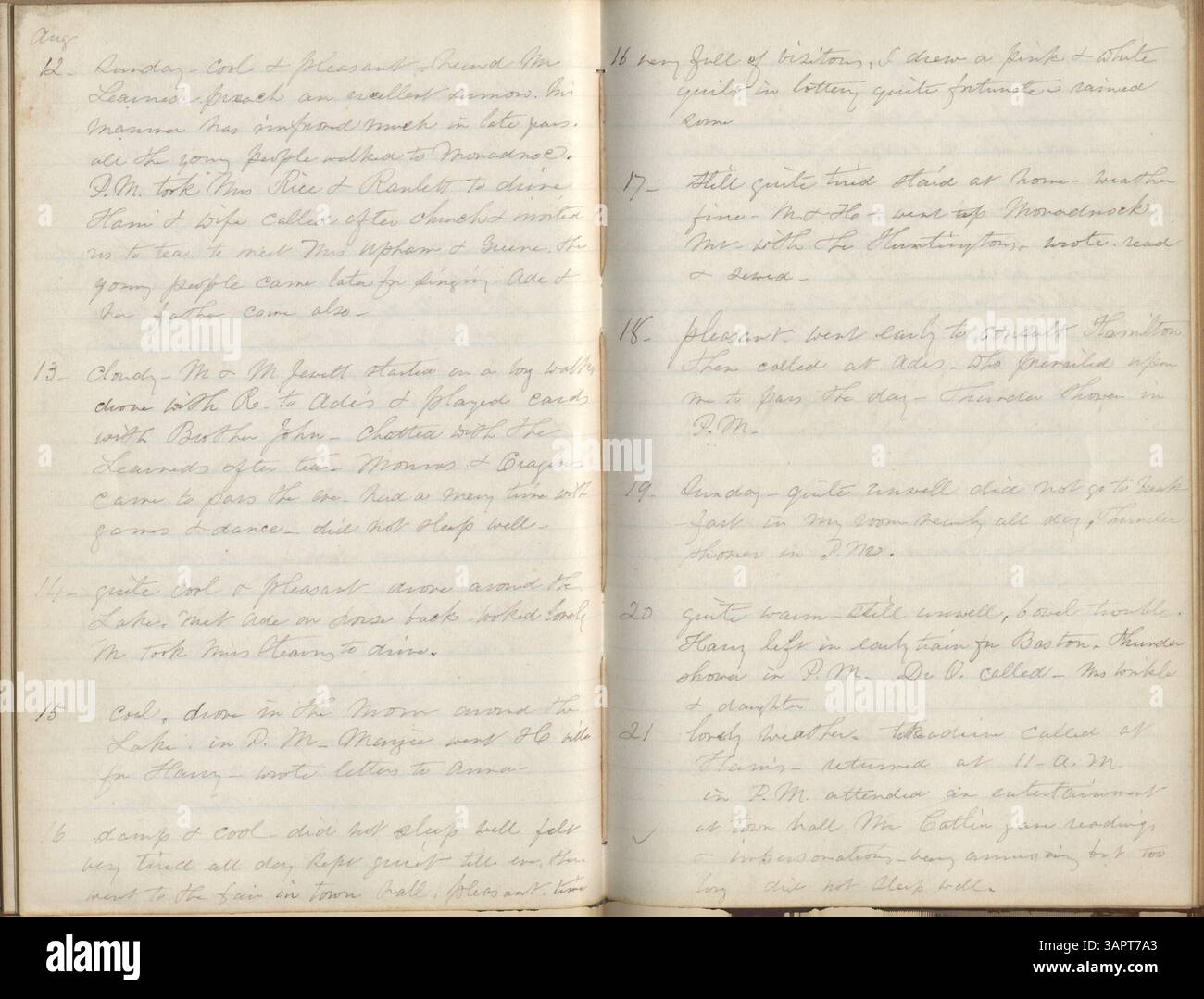 The diary of Seth A. Ranlett offers insights into life in St. Louis ...