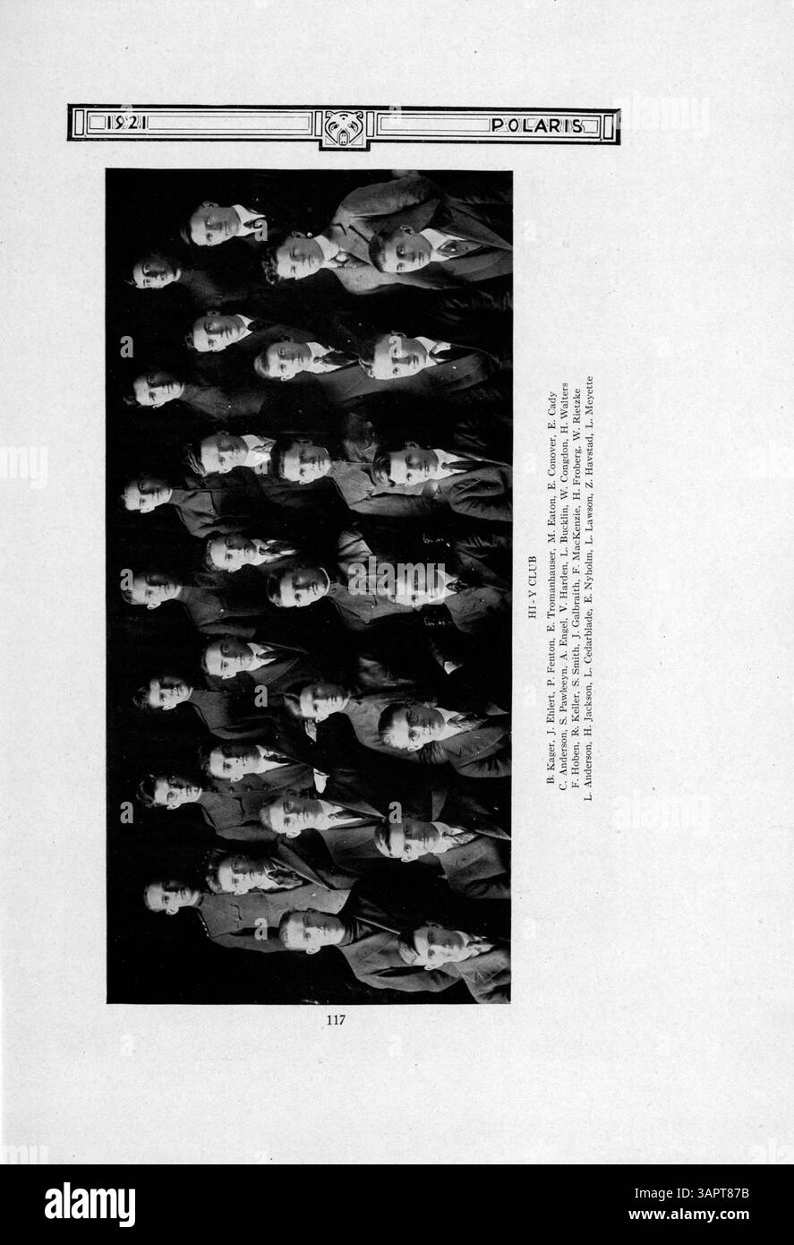 The 1921 Polaris Yearbook of North High School documents students, teachers, athletic teams, and ...