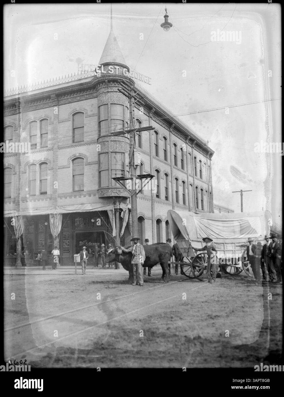 Ezra Meeker, known for his work promoting the Oregon Trail, is shown ...