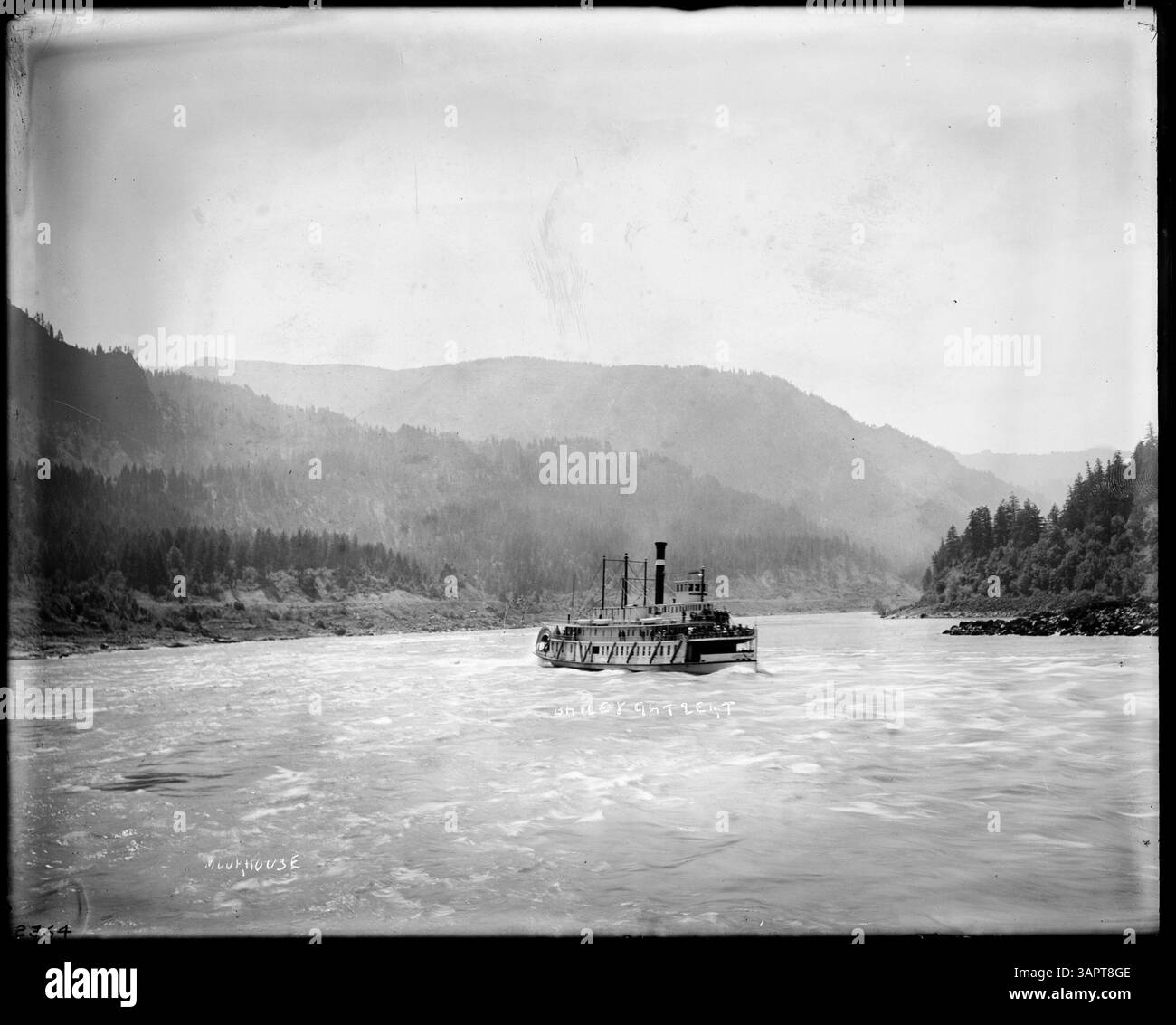 This photograph by Lee Moorhouse captures the steamboat 'Bailey Gatzert ...