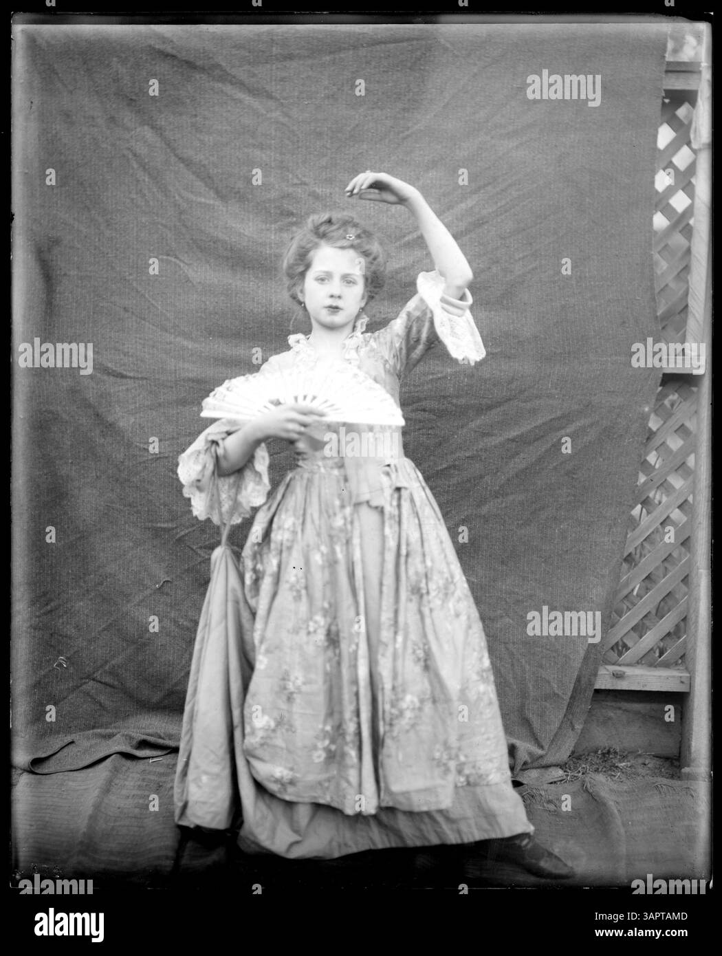 Photograph of actors from the 'Juvenile Opera Company' in Pendleton ...