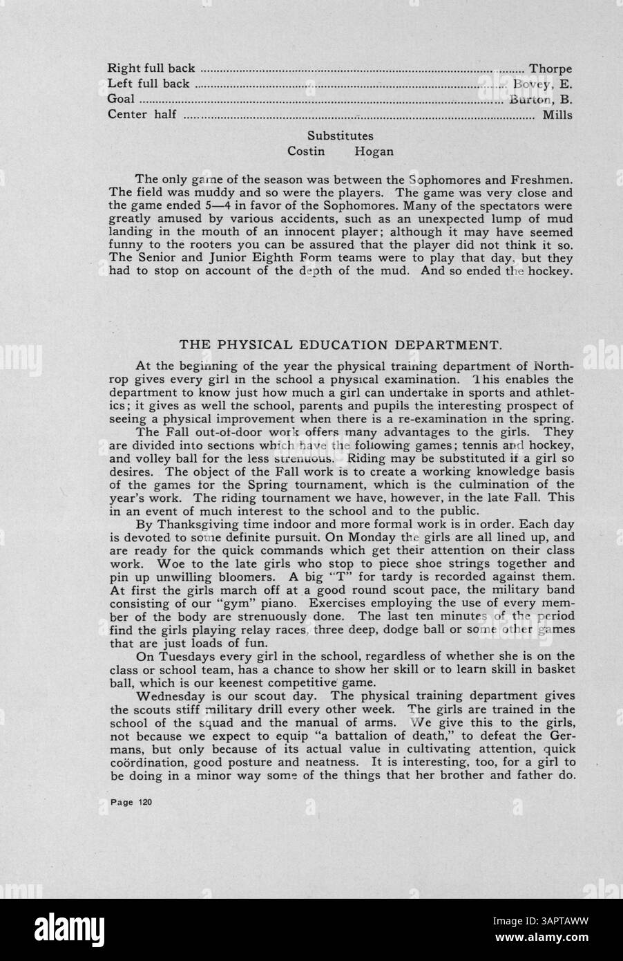 This 1918 yearbook from Northrop Collegiate documents the students ...
