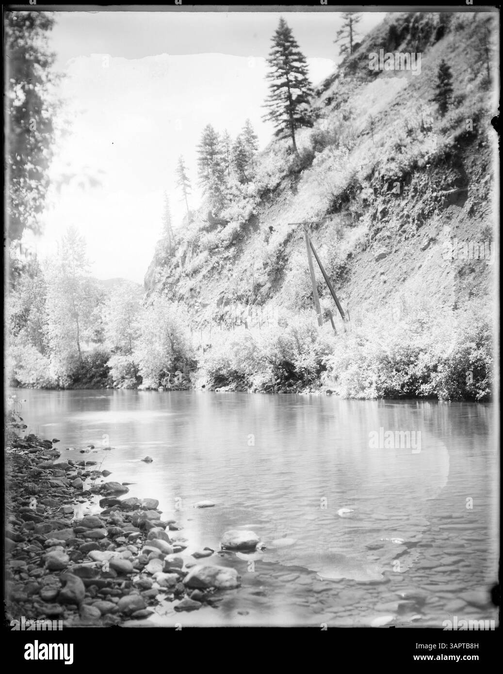 This photograph captures scenes from the lower Umatilla River, offering ...