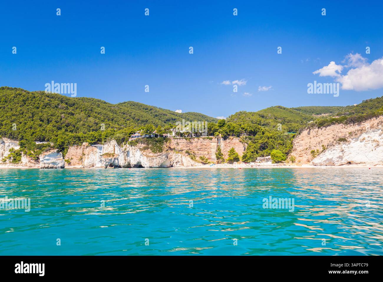 The Baia Zagare Beach; in Apulia region, north Italy Stock Photo - Alamy