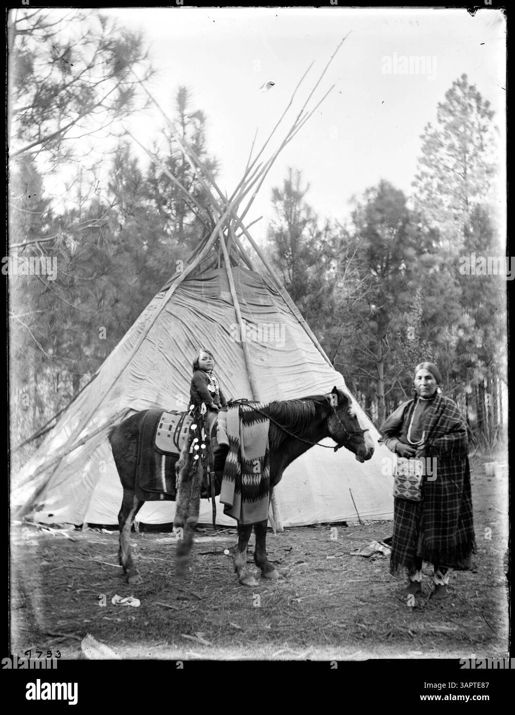 Photo of We-nix, a Cayuse tribal woman and sister of Donald McKay ...