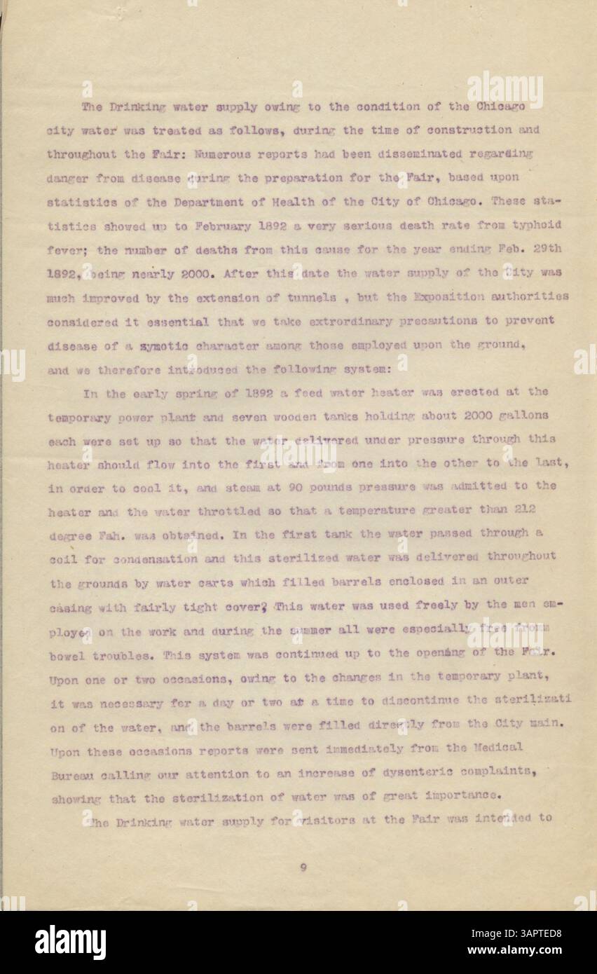 This report outlines the Division of Works' efforts to provide reliable ...