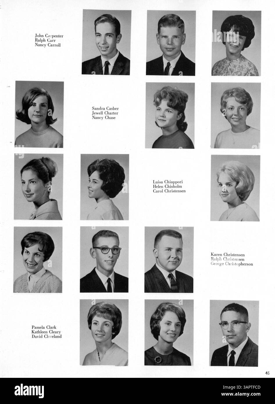 The 1964 Richfield High School yearbook captures the students, teachers ...