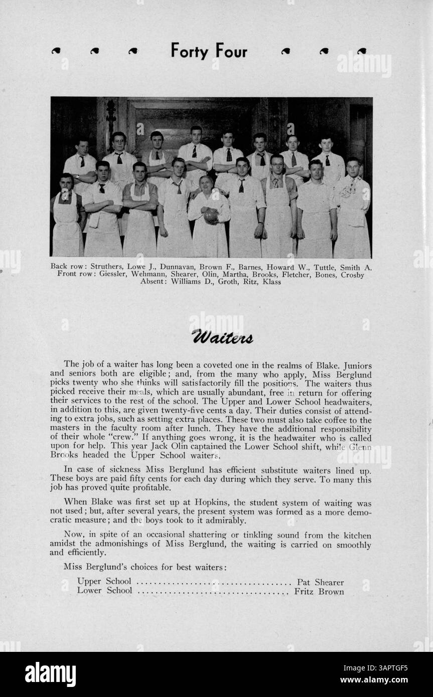 Call-O'-Pan, the 1944 Blake Yearbook, documents the 1943-1944 school ...
