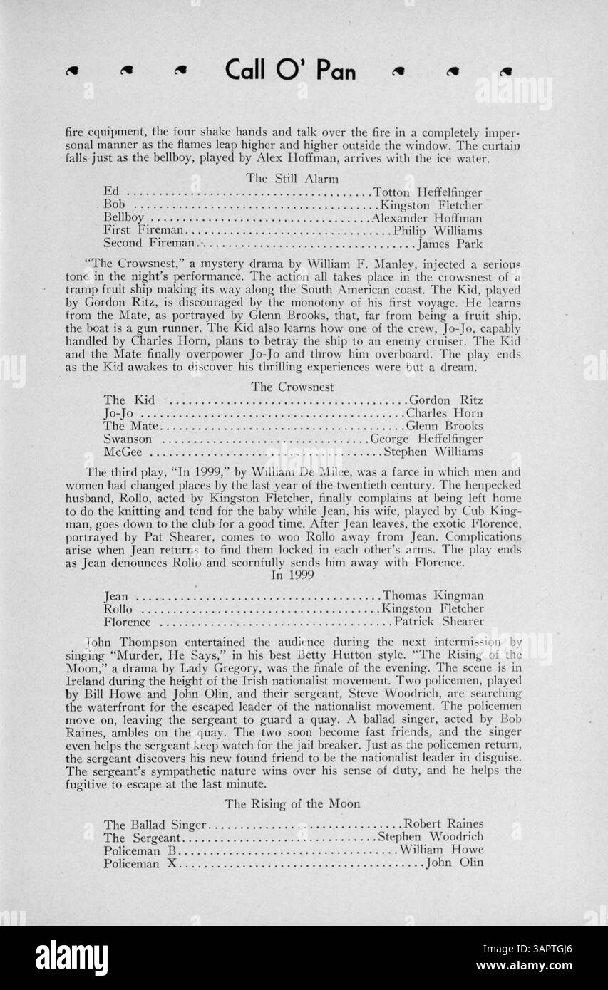 The 1944 Blake Yearbook, Call-O'-Pan, provides a historical account of ...
