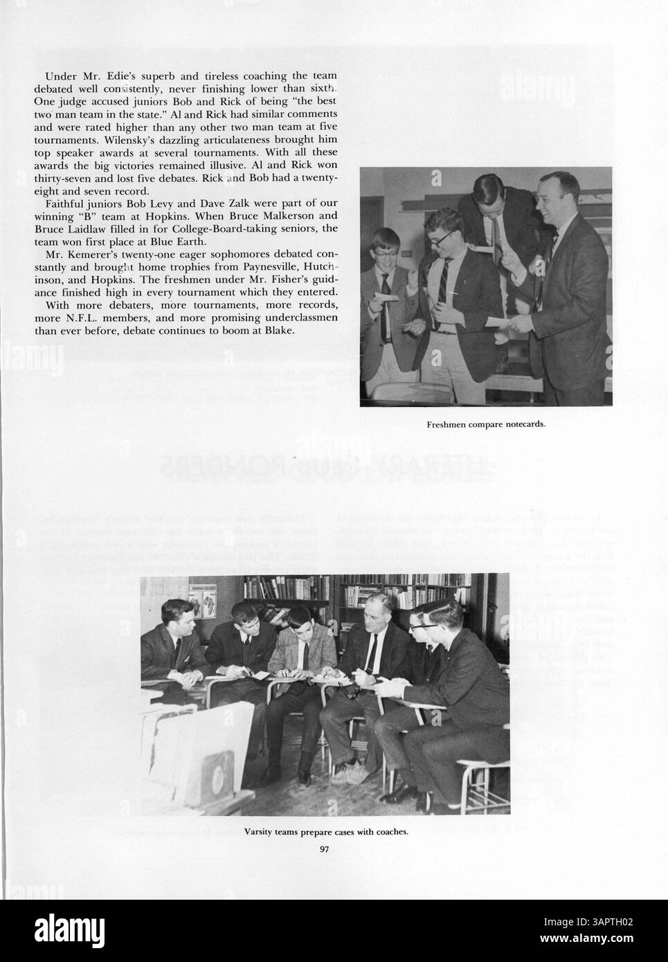 This high school yearbook from Blake School in 1965 provides a snapshot ...