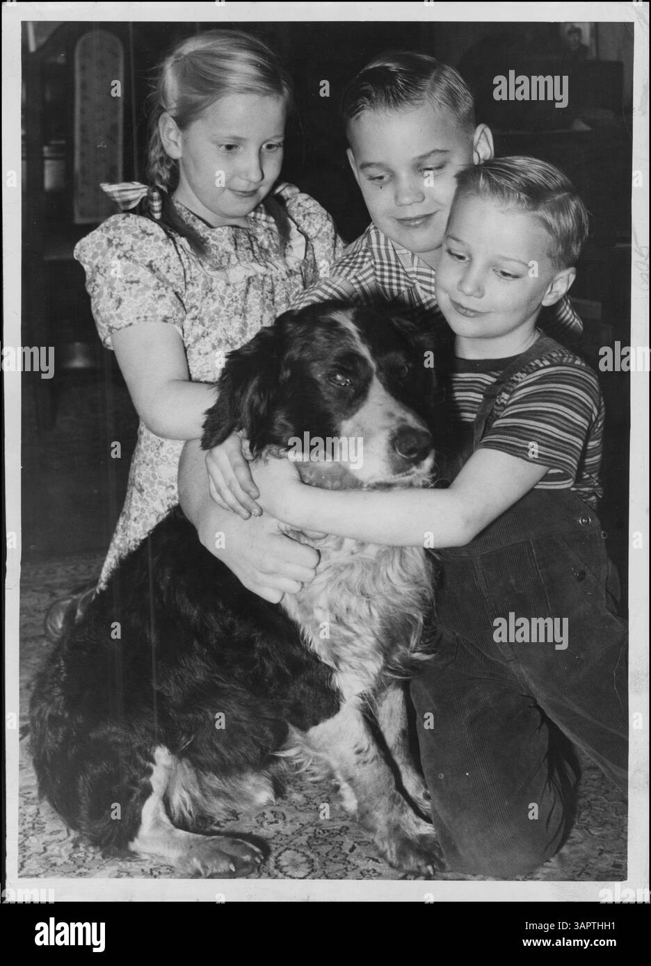 Alderman Christensen's children, Arlett, Donald, and Larry, joyfully ...