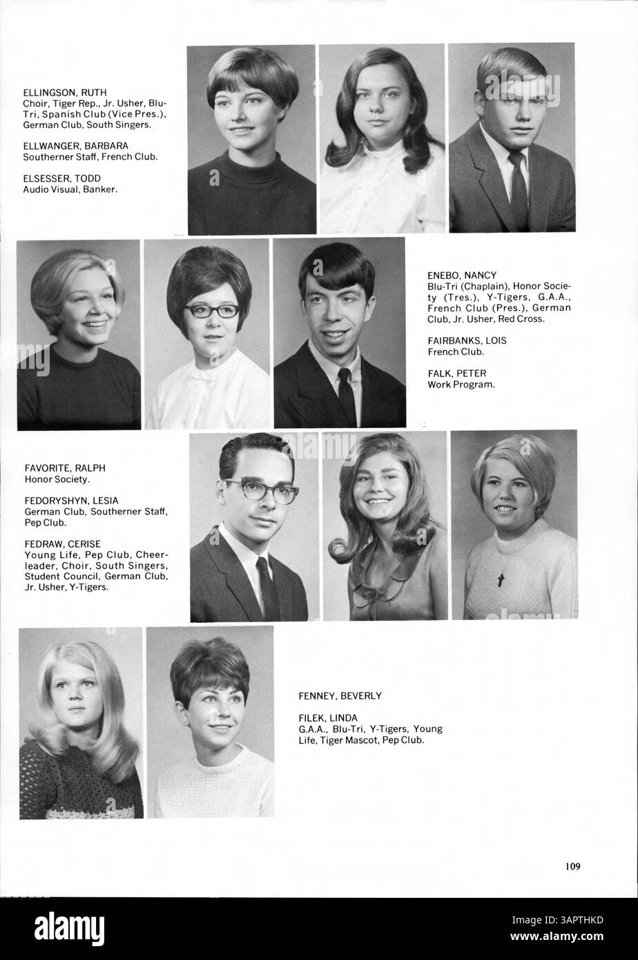 The 1968 South High Tiger yearbook showcases student and teacher ...