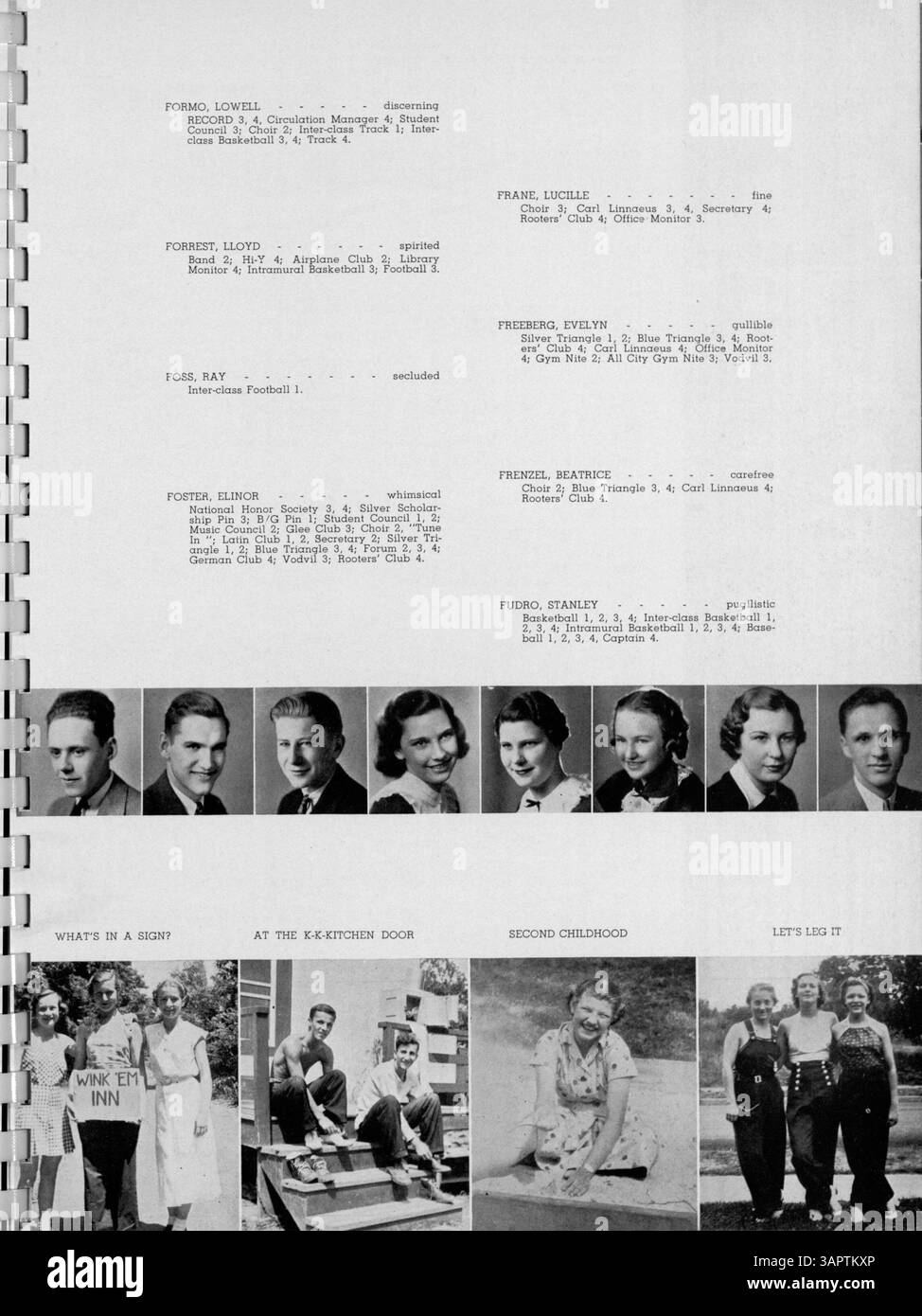This 1937 'Wizard' Yearbook from Edison High School reflects on the ...