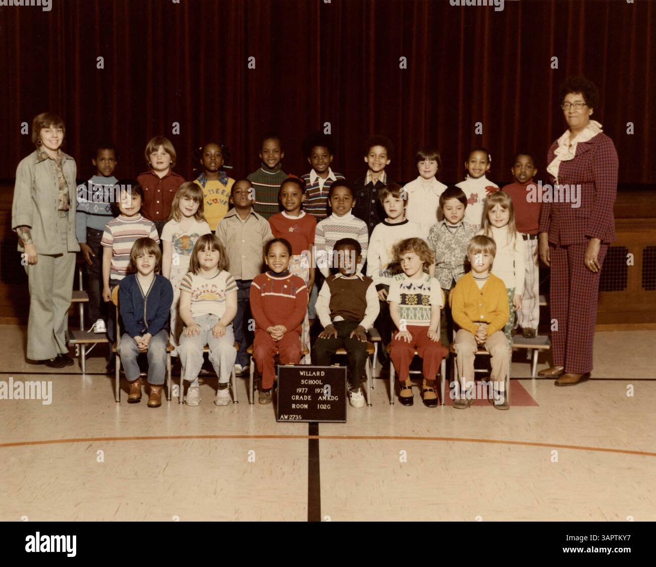The Willard Elementary Yearbook 1978 features class photos from the ...