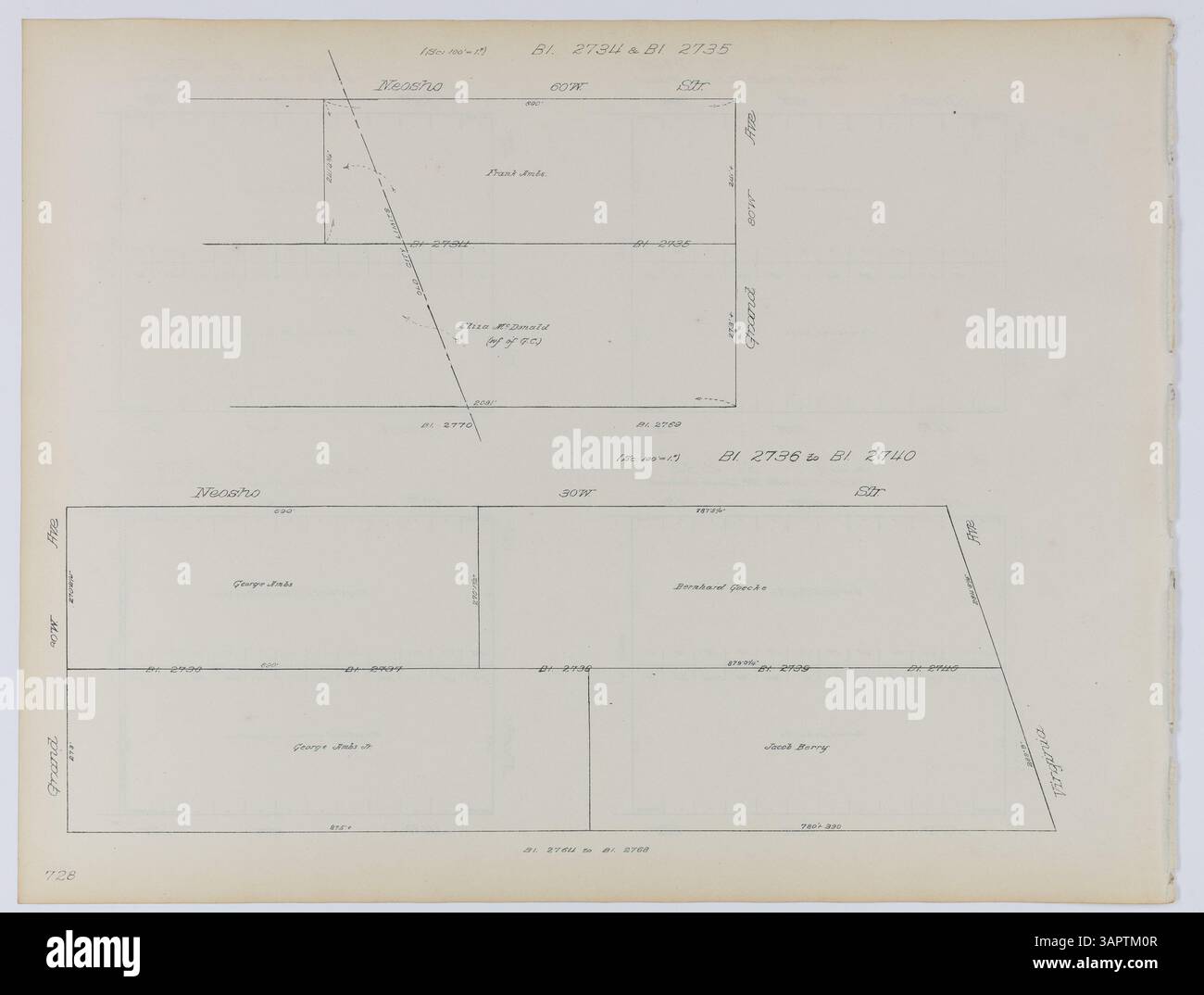Page 728 of Volume 4 from the City Blocks (1888-1892) series displays ...