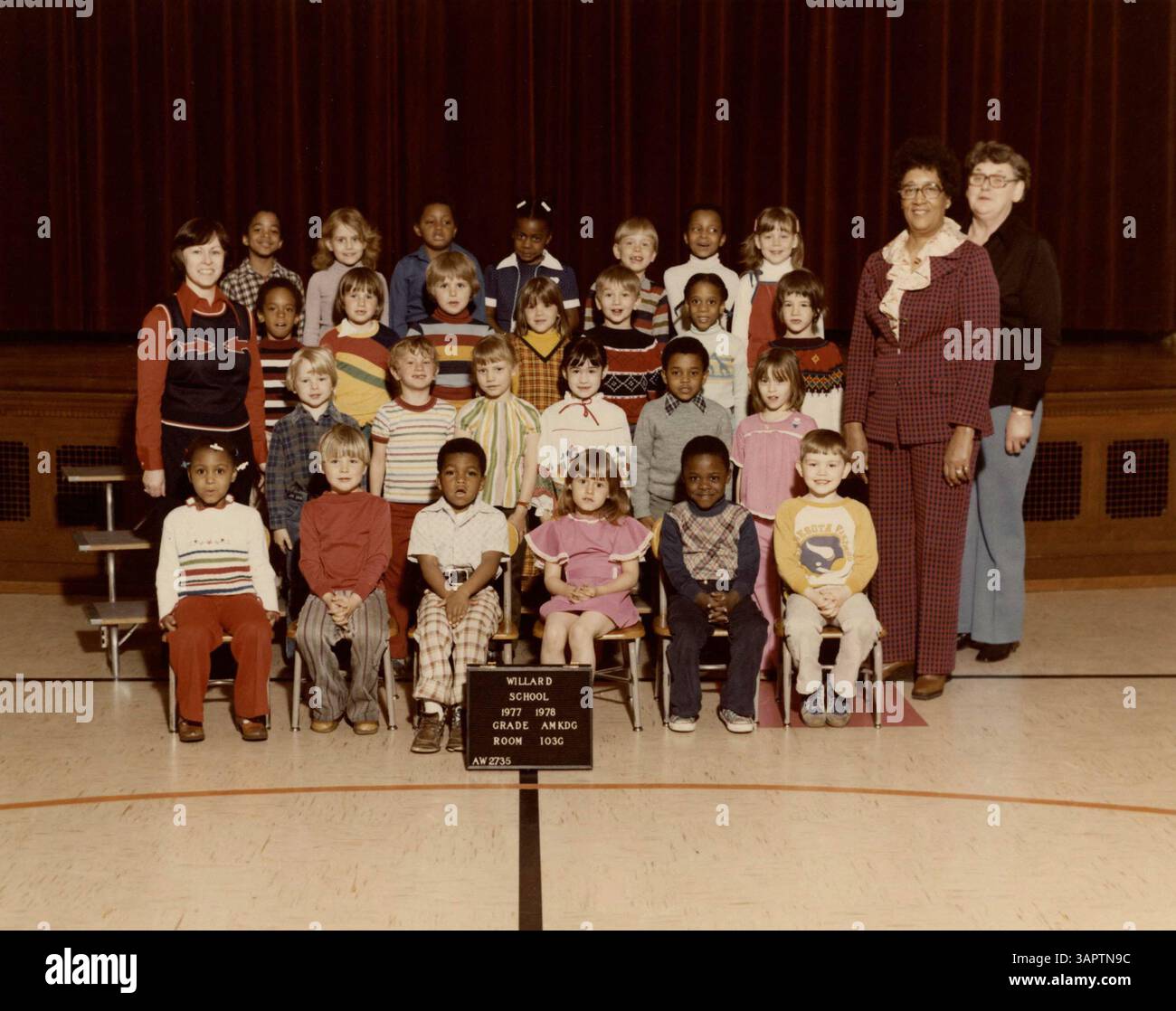 The Willard Elementary Yearbook 1978 features class photos documenting ...