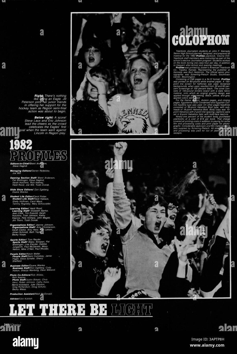 This 1982 Kennedy High Yearbook showcases student achievements, faculty ...