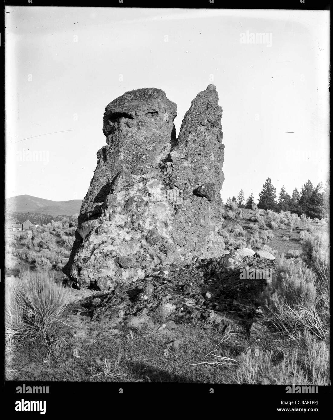A photograph of a stone ruin wall, captured by Lee Moorhouse. The image ...