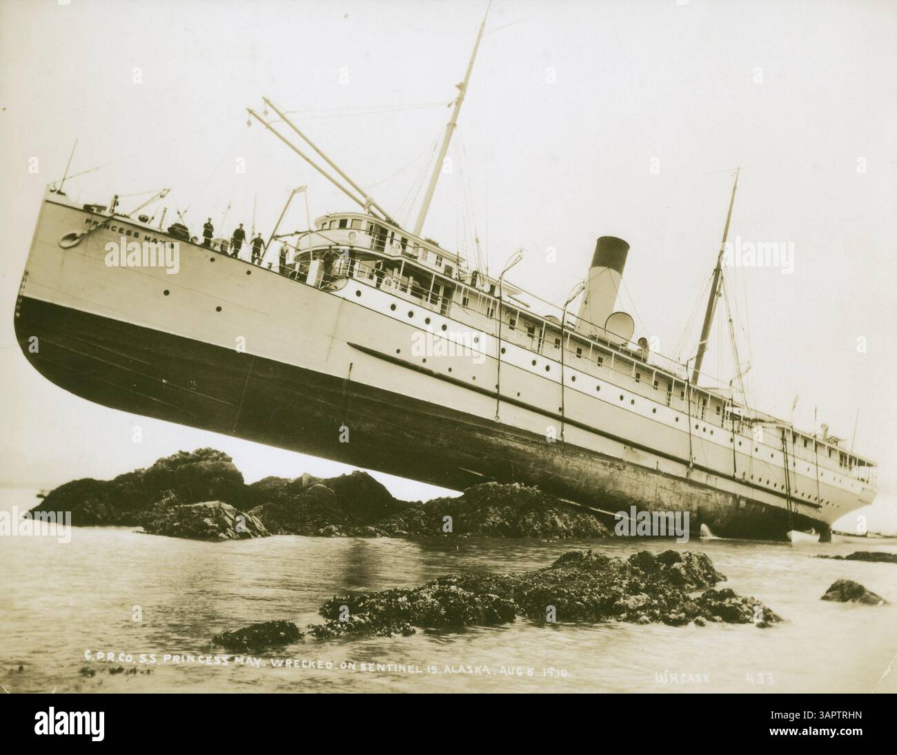 This photograph by C.L. Andrews captures the steamship Princess May ...