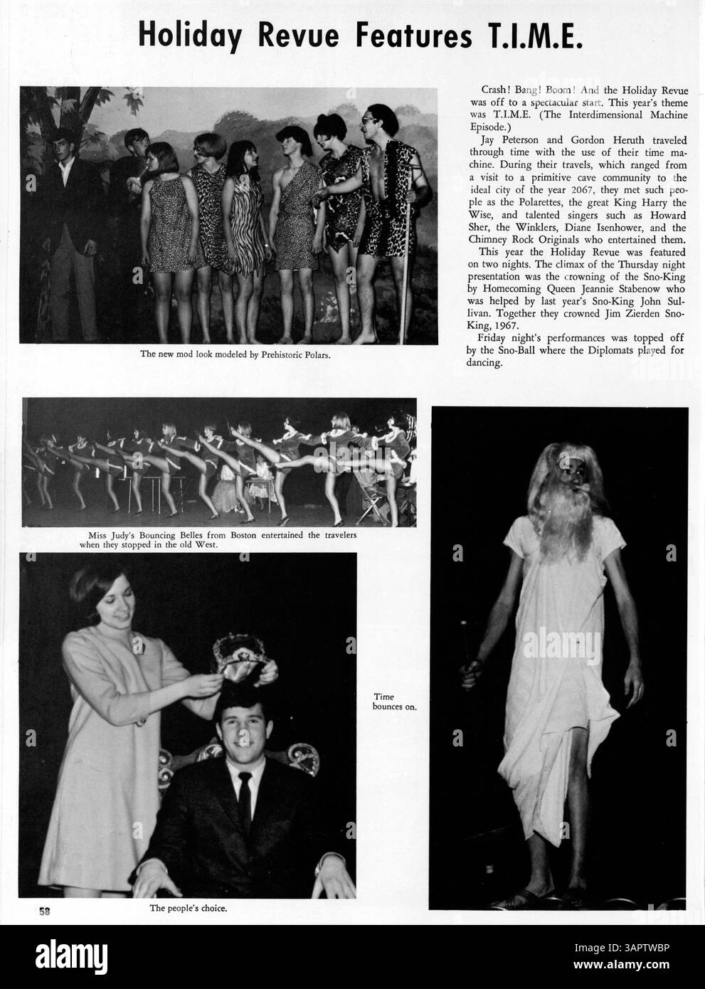 The 1967 Polaris Yearbook from North High School features photographs ...