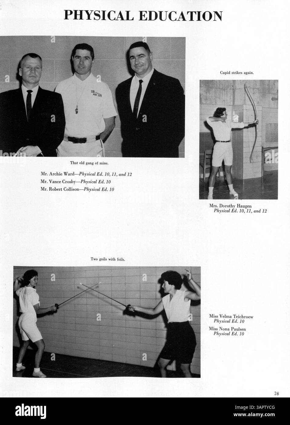 The 1964 yearbook from Richfield High School features students ...