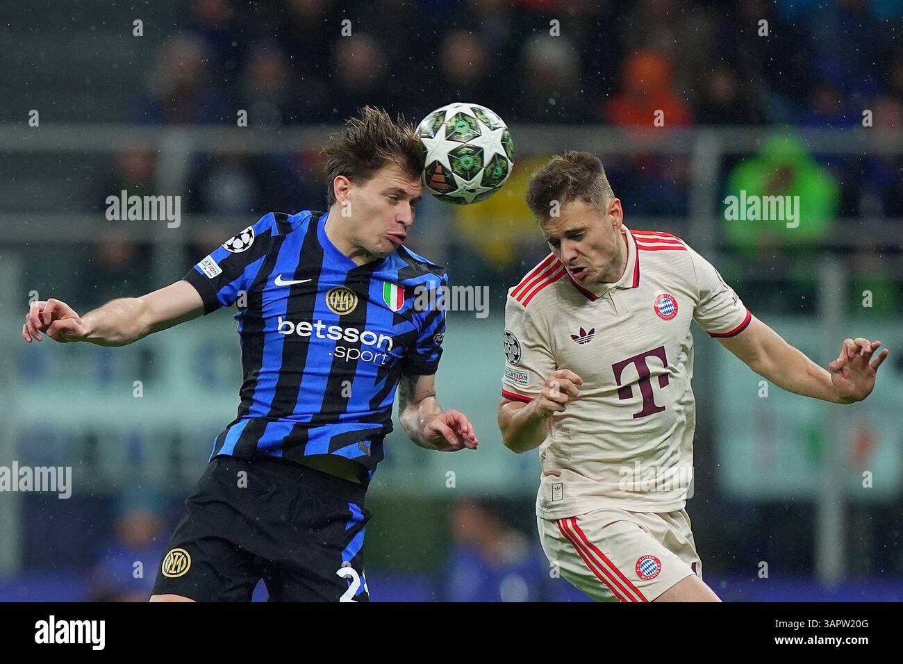 Milan, North Italy -, Wednesday April 16, 2025. Inter MilanÕs Nicolo ...