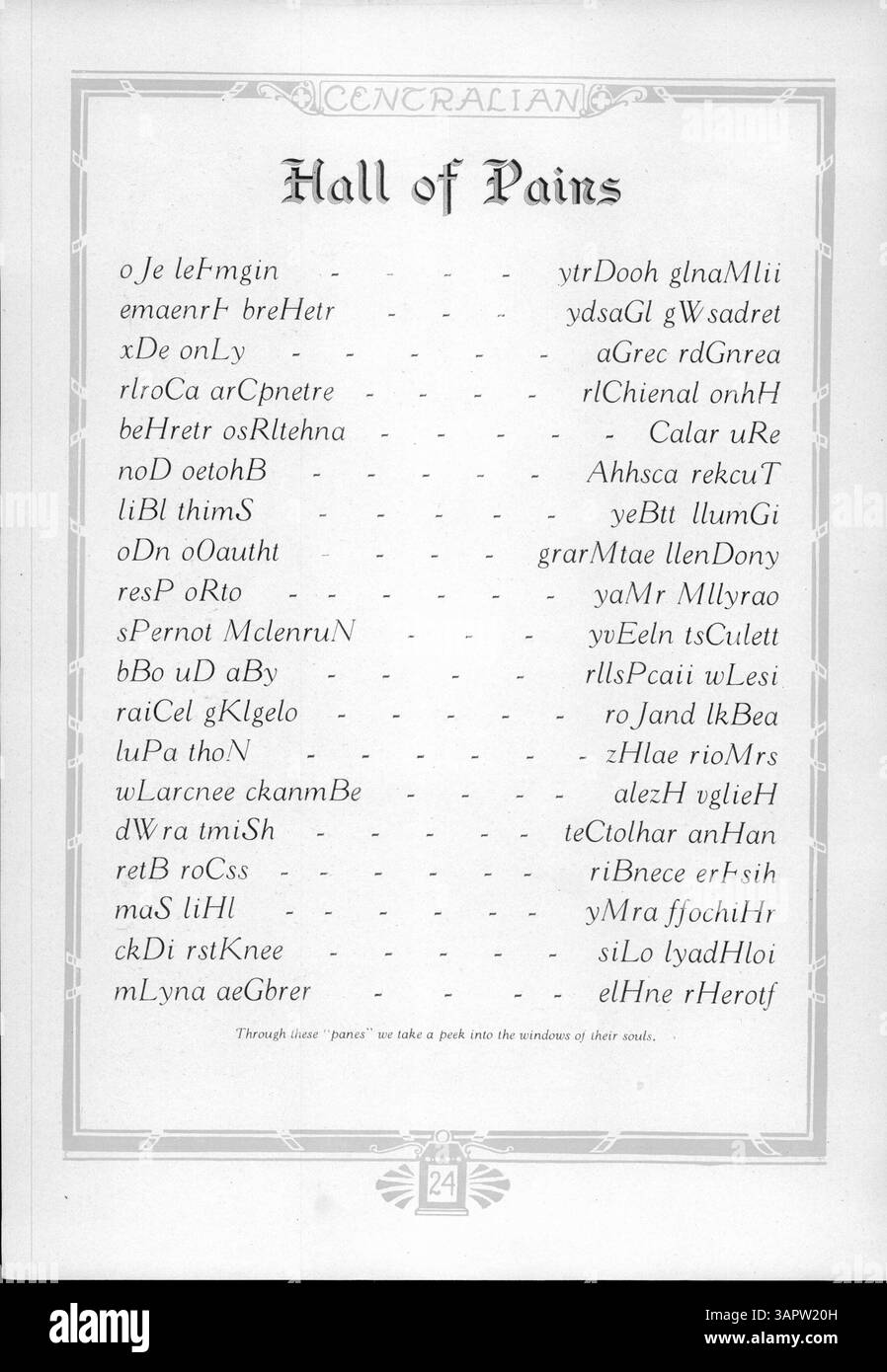 The 1924 Centralian yearbook from Central High School documents the ...