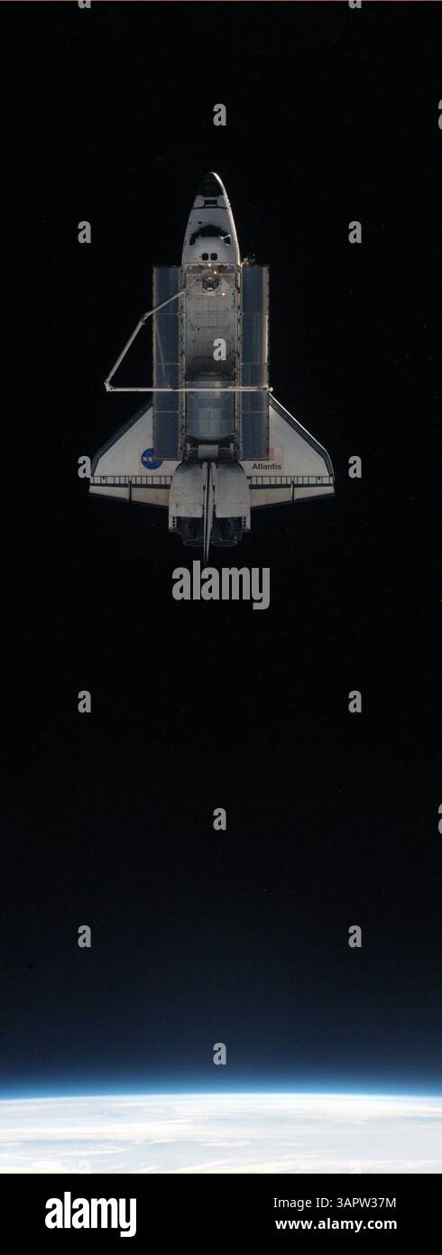 July 19, 2011 - ISS, Lower Earth Orbit - Space shuttle Atlantis ...